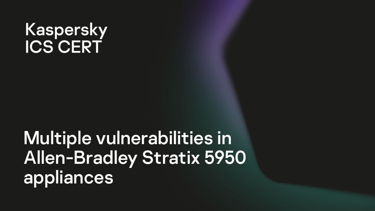 Multiple vulnerabilities in Allen-Bradley Stratix 5950 appliances ...