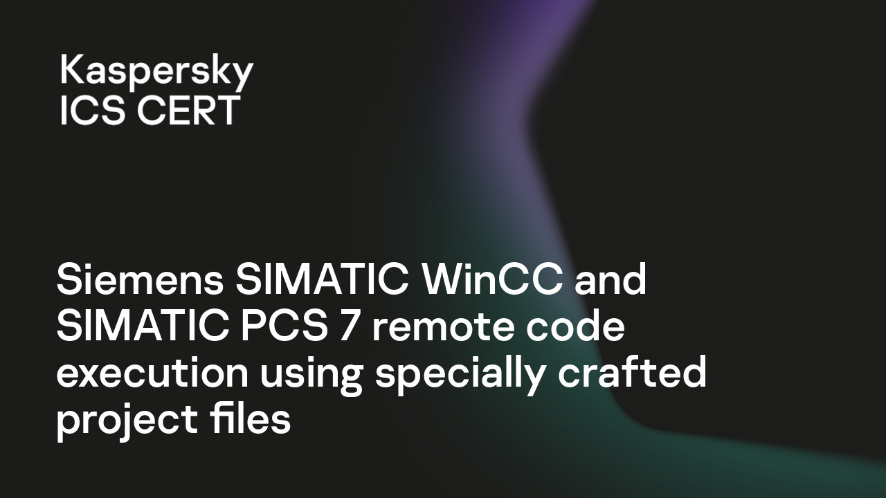 KLCERT-19-025: Siemens SIMATIC WinCC and SIMATIC PCS 7 remote code ...